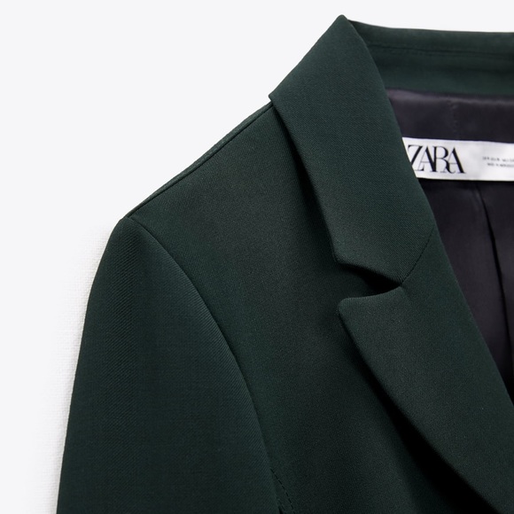 Zara | Jackets & Coats | Zara 2 Pieces Matching Set Tailored Wool Blend Blazer And Wool Blend ...